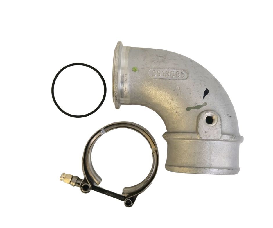 Turbo Outlet Elbow: 90-Degree, 3" Outlet