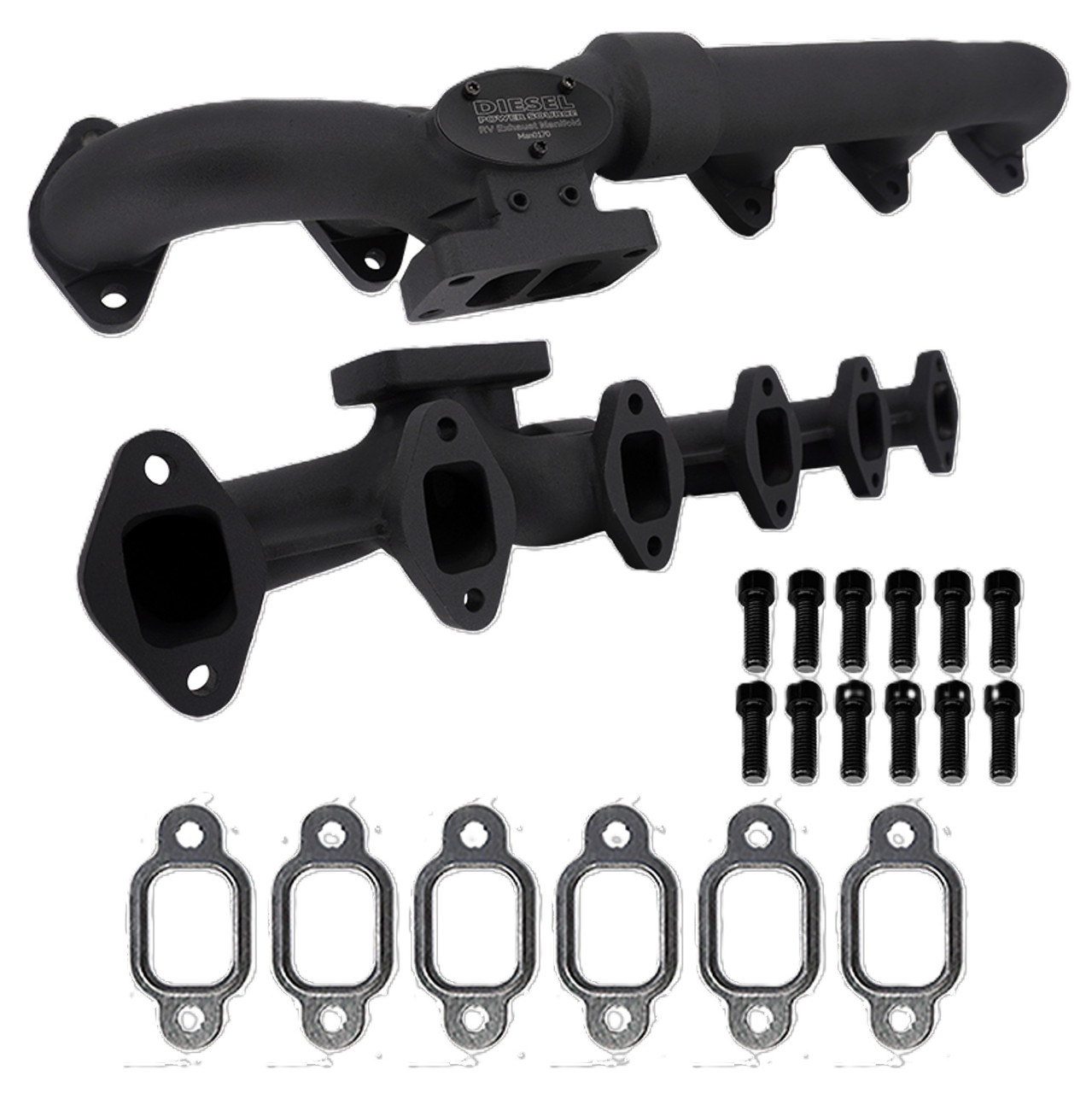 DPS 2‑Piece 12V Cummins RV/Fummins Exhaust Manifold