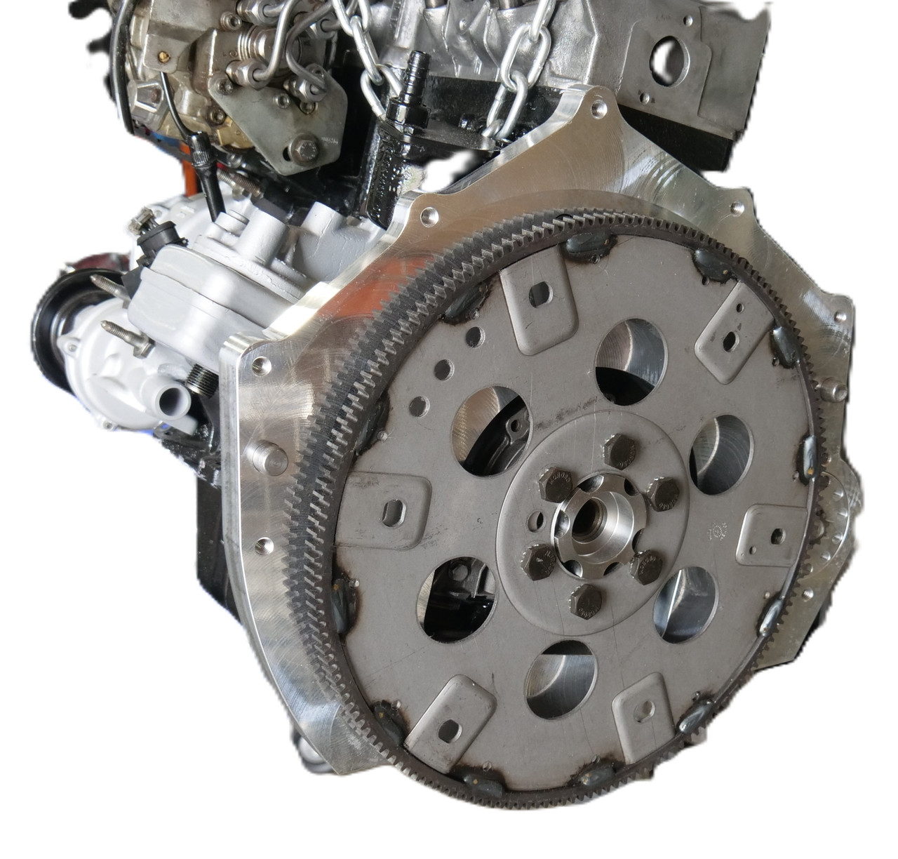Adapter Plate Kit: VW® TDI® AHU & ALH to Chevy® Pre-LS Auto Trans