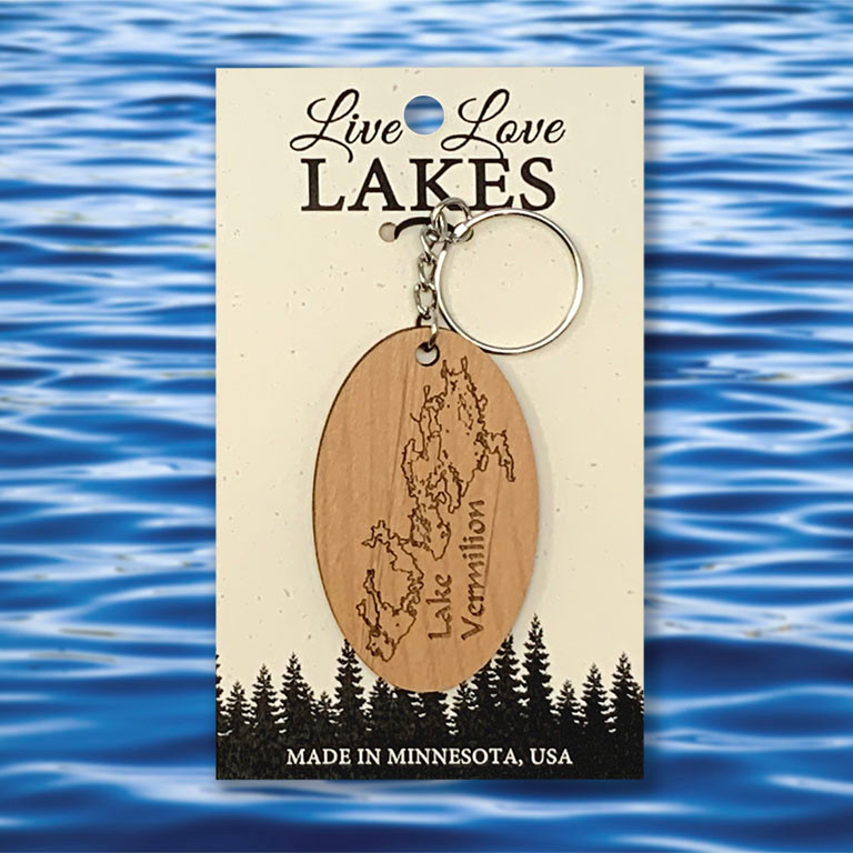 Minnesota Lake Keychain