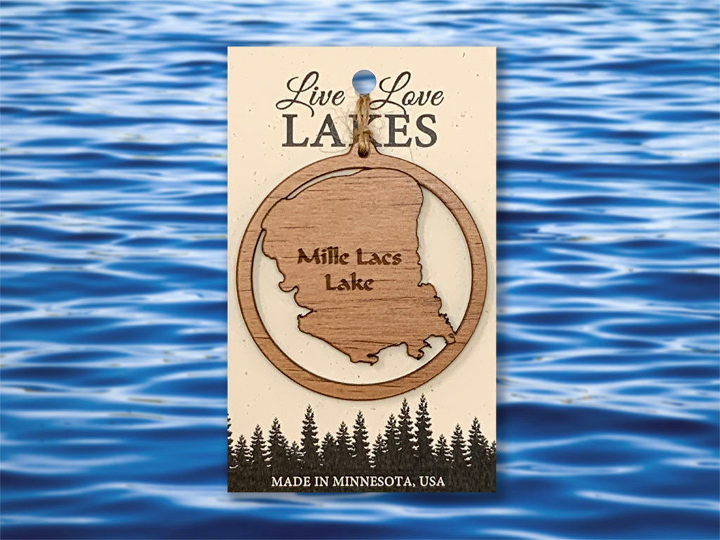 Minnesota Lake Keychain