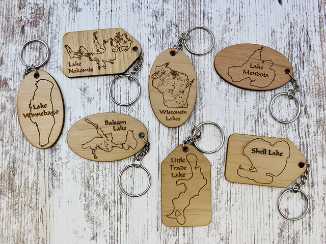Minnesota Lake Keychain