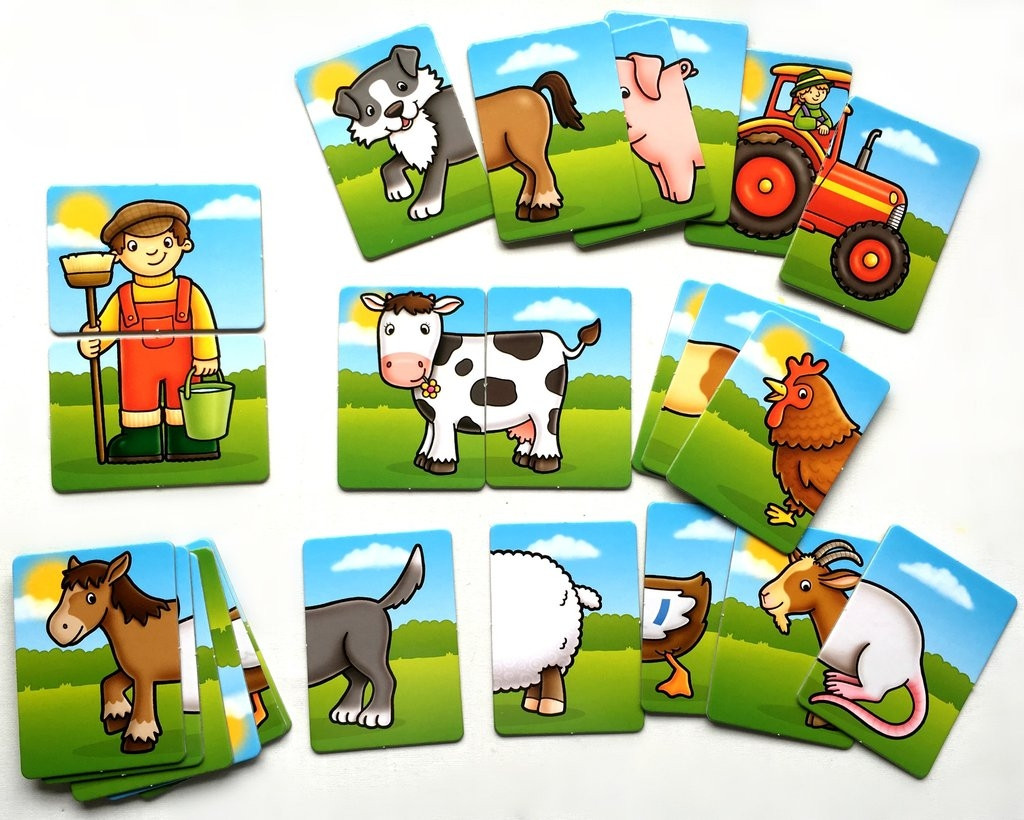 Orchard Game - Farmyard Heads & Tails | Petit Enfant