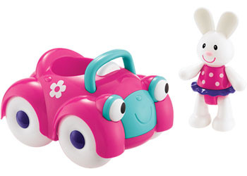 ELC - Rosie Rabbit and Her Motor Car | Discount Toy Co