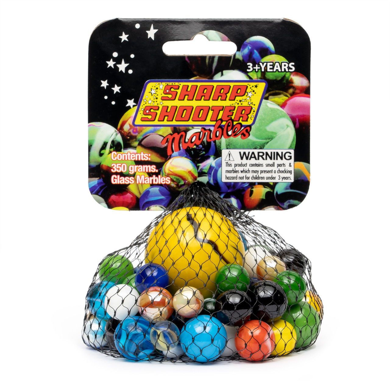 Sharp Shooter Marbles with Giant Bonker Marble 350g | Discount Toy Co