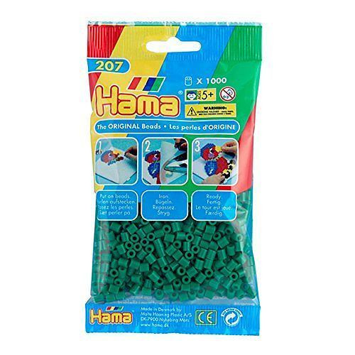 Hama Beads - Green - 1000 Beads | Discount Toy Co