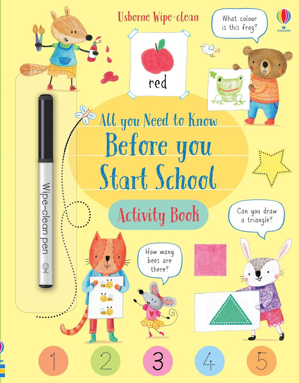 Usborne - Wipe-Clean All You Need To Know Before You Start School ...