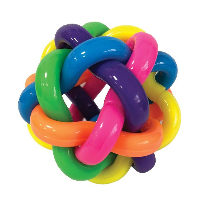Discovery Zone - Rainbow Spaghetti Bounce Ball | Discount Toy Co