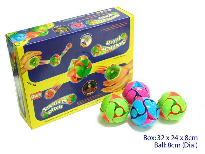 Switch Pitch Ball- Green/Orange | Discount Toy Co
