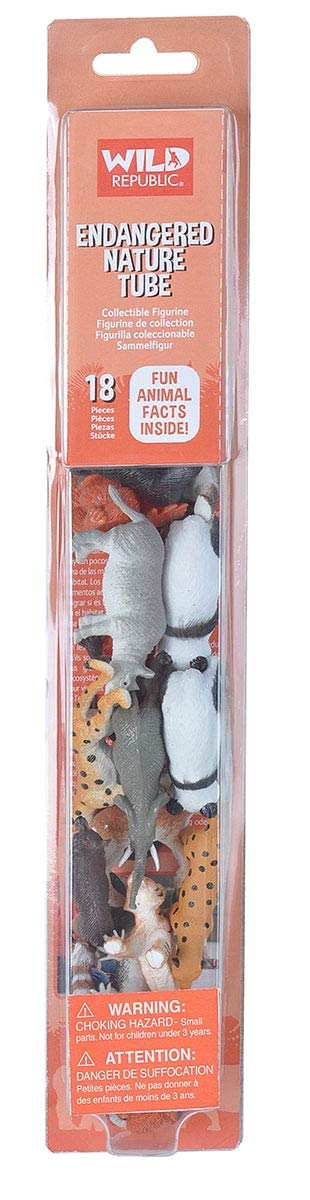 Wild Republic- Nature Tube- Endangered Species Figurines | Discount Toy Co
