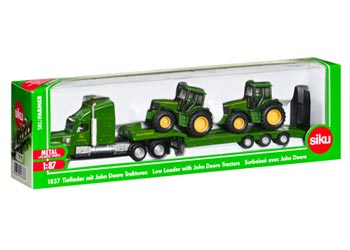 Siku - Low Loader with John Deere Tractors - 1:87 Scale