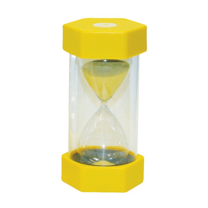 TickiT - Small Coloured Sand Timer 3 minute - Yellow | Discount Toy Co.