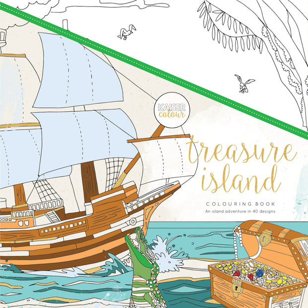 Kaisercolour - Colouring Book - Treasure Island | Discount Toy Co