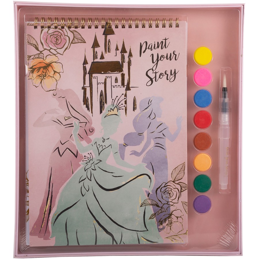 Disney Princess - Watercolour Paint Pad Set