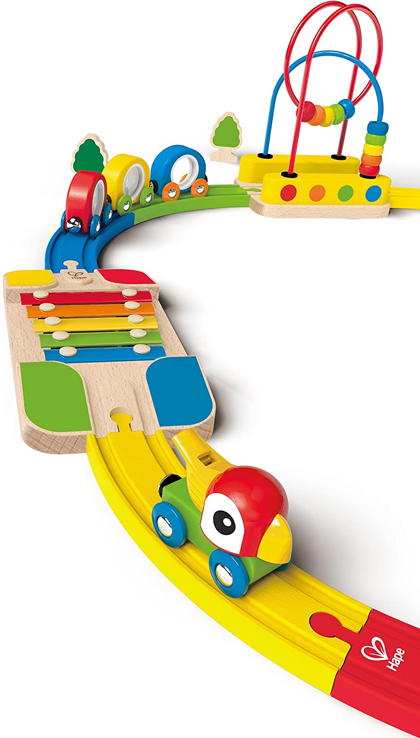 Hape Rail - Rainbow Sights & Sounds Railway