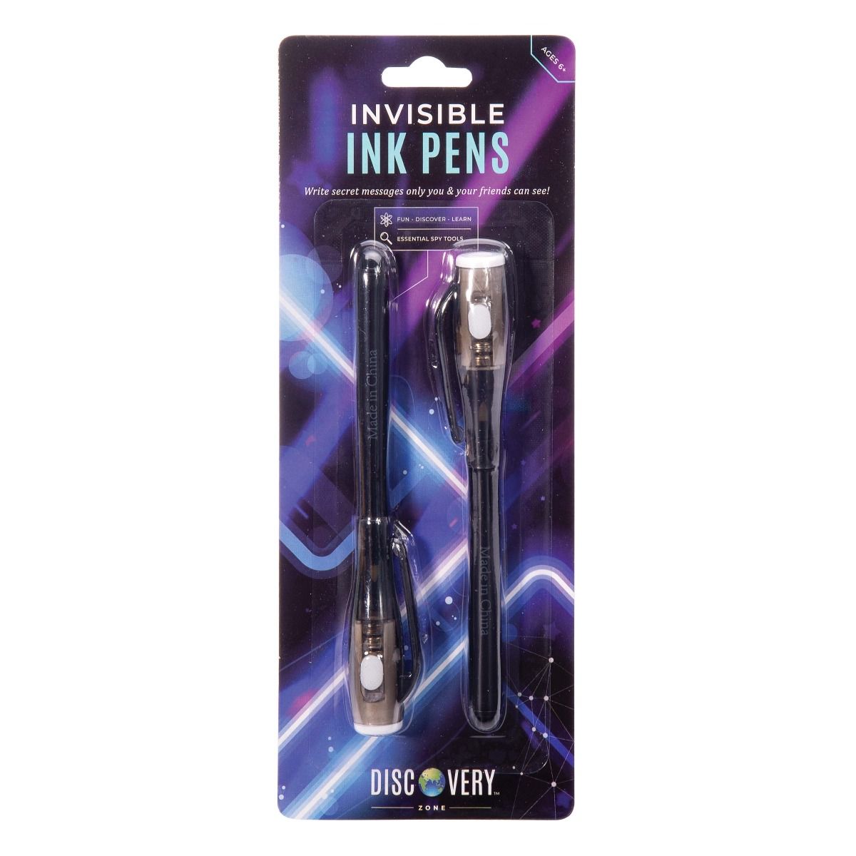 Discovery Zone - Invisible Ink Pens with Light | Discount Toy Co