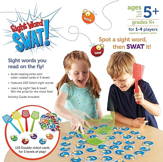 Learning Resources - Swat a Sight Words Game | Discount Toy Co