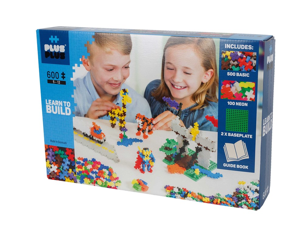 Johnco - Plus-Plus - Basic Learn to Build 600pcs