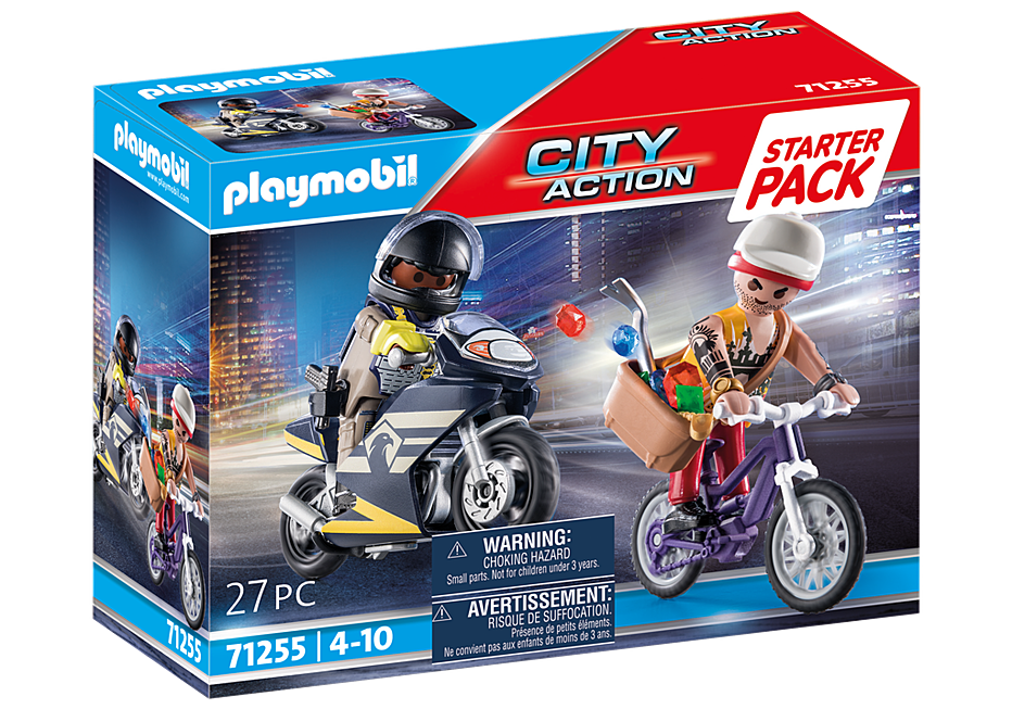 Playmobil City Action - Starter Pack - Police Special Forces and Thief ...