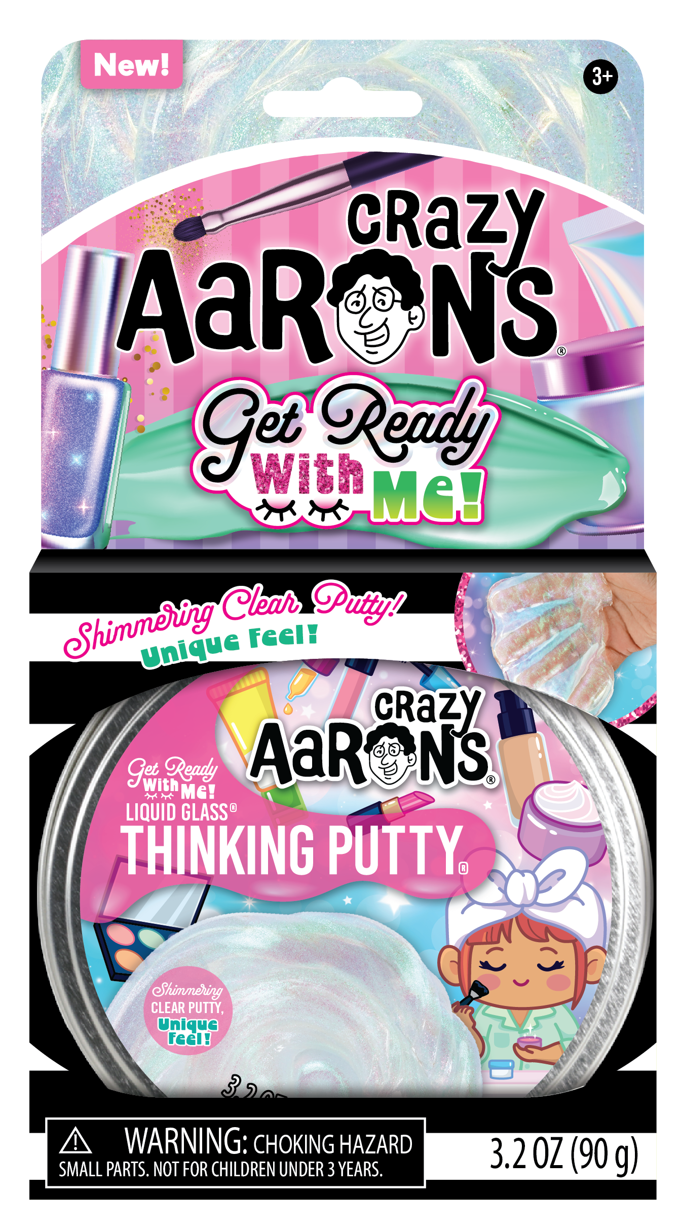 Crazy Aaron's Thinking Putty - Get Ready with Me 4" Tin | Discount Toy Co