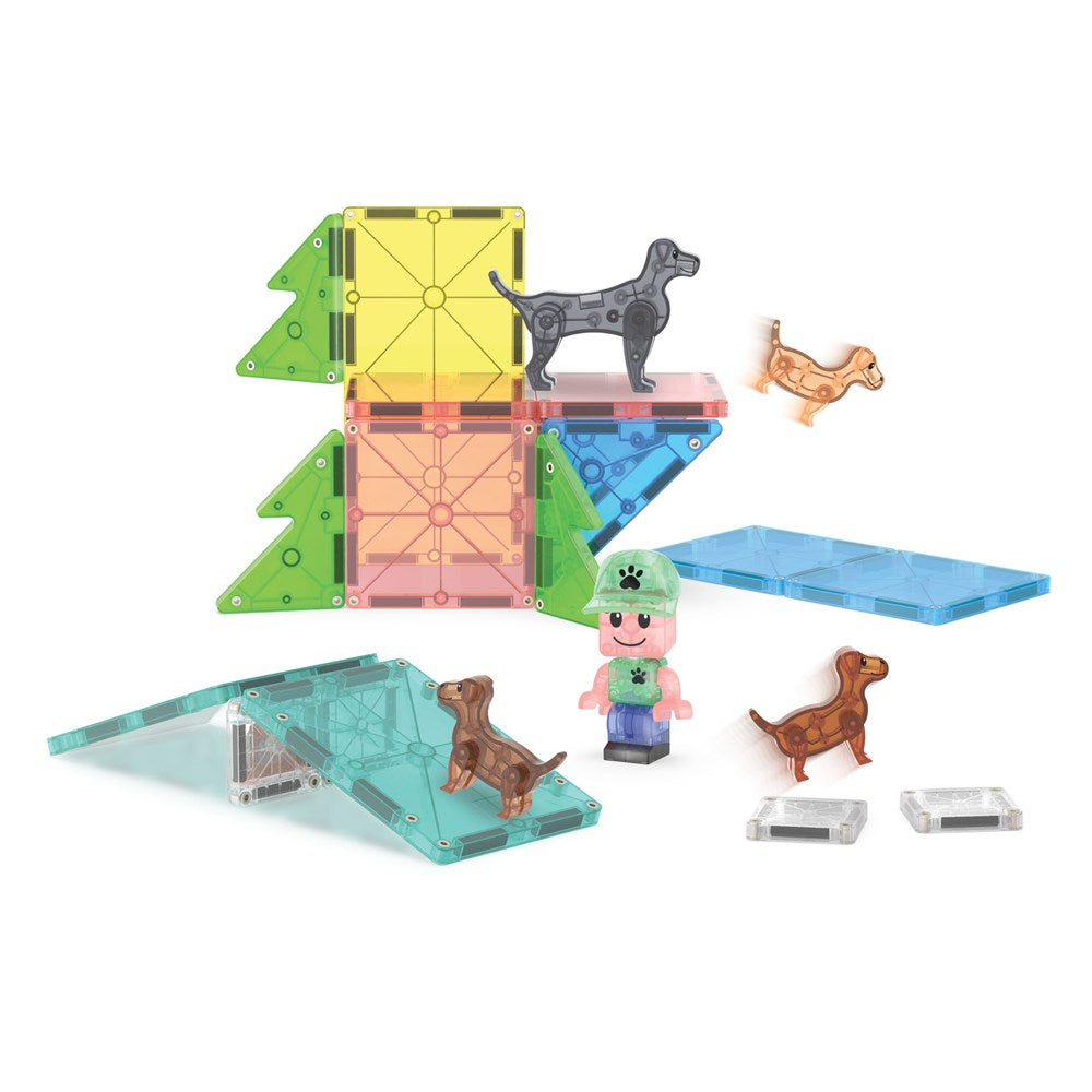 MAGNA-TILES - Puppy Park - 27 Piece | Discount Toy Co