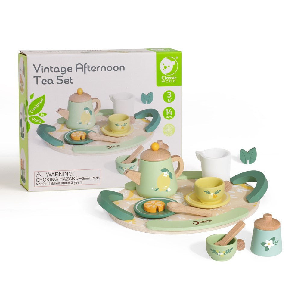 Classic World - Vintage Afternoon Tea Set | Discount Toy Co