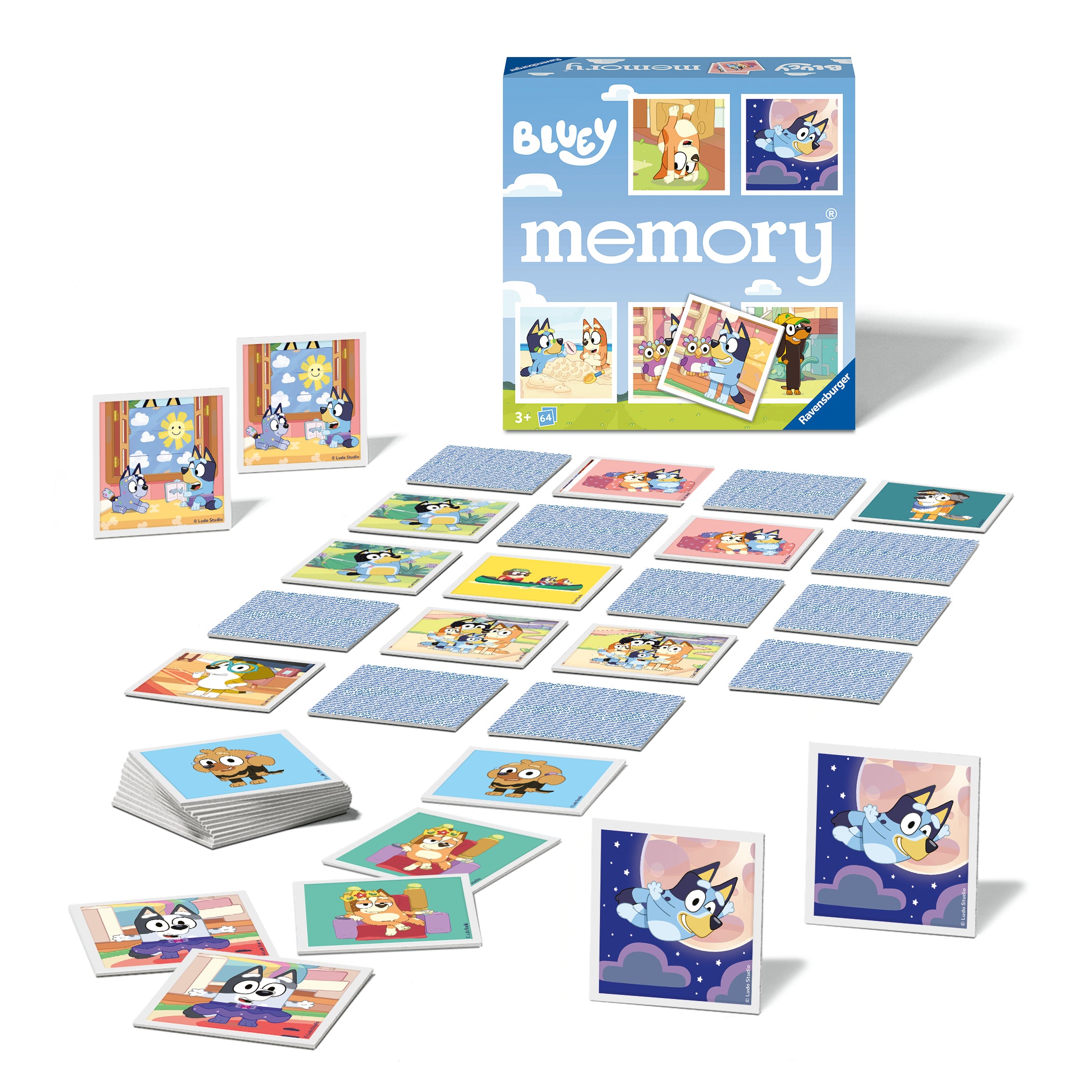 Ravensburger - Bluey Memory Game | Discount Toy Co