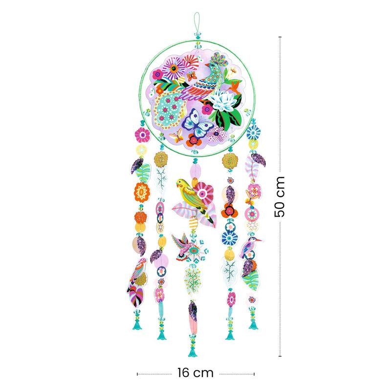 Djeco - Do It Yourself Paradise Bird Suncatcher | Discount Toy Co