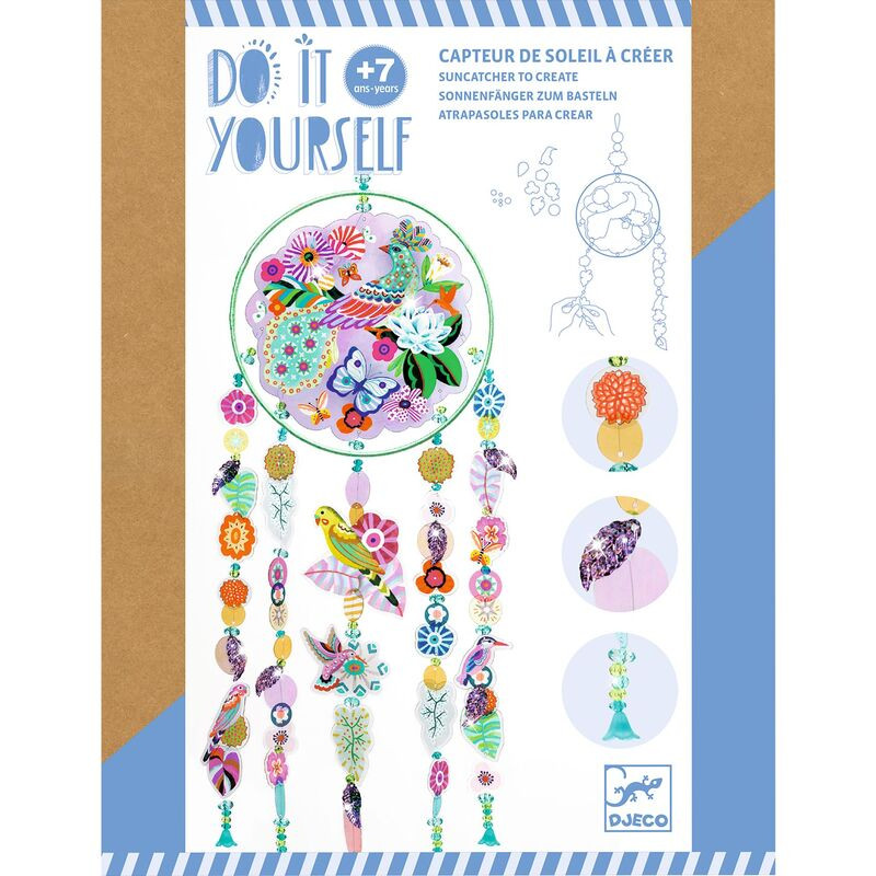 Djeco - Do It Yourself Paradise Bird Suncatcher | Discount Toy Co