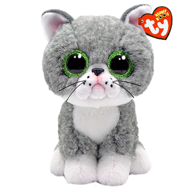 Beanie Boos Regular - Fergus the Grey Cat