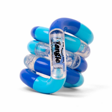 Tangle Classic - Dark & Light Blue | Discount Toy Co