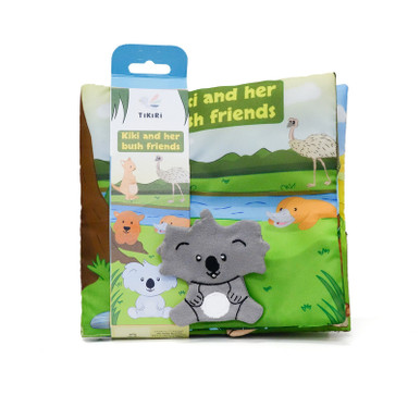 Tikiri - Kiki and her Bush Friends Fabric Book | Petit Enfant