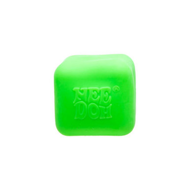 NeeDoh - Nice Cube Glow Green | Discount Toy Co
