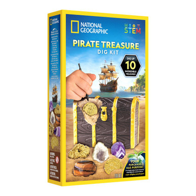 National Geographic - Pirate Treasure Dig Kit | Discount Toy Co
