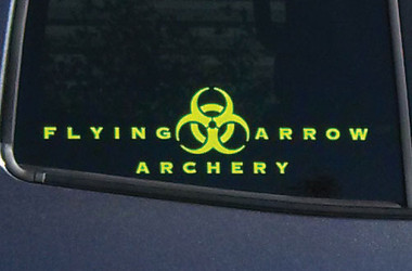 Flying Arrow Archery, Decal -12" x 4" - Flying Arrow Archery
