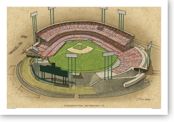 Candlestick Park Stadium Seat Bottom - the Stadium Shoppe