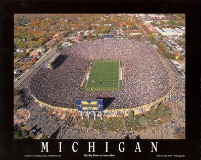 Michigan Wolverines/Michigan Stadium 3D Replica - the Stadium Shoppe