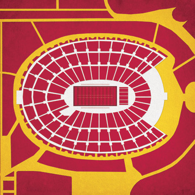 Los Angeles Coliseum Posters & Merchandise, USC Trojans