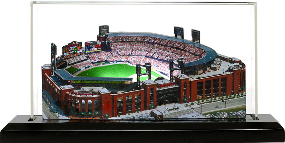 St. Louis Cardinals "Final Opening Game" Busch Stadium Panoramic Poster ...