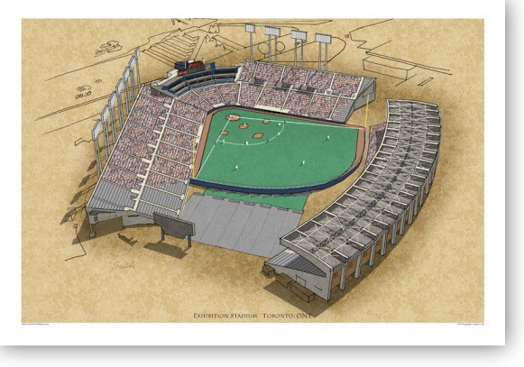 Riverfront Stadium - Cincinnati Reds Print - the Stadium Shoppe