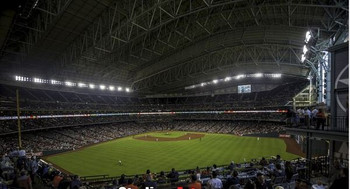 Houston Astros at Minute Maid Park Centerfield Print - the Stadium Shoppe