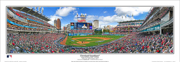 Cleveland Guardians at Progressive Field Panoramic Framed Poster - the ...