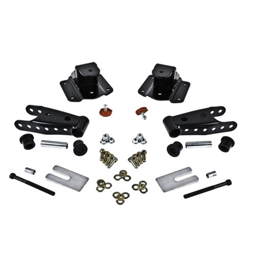 SHACKLE & HANGER KIT | 4 INCH DROP - 6594 - KW Automotive