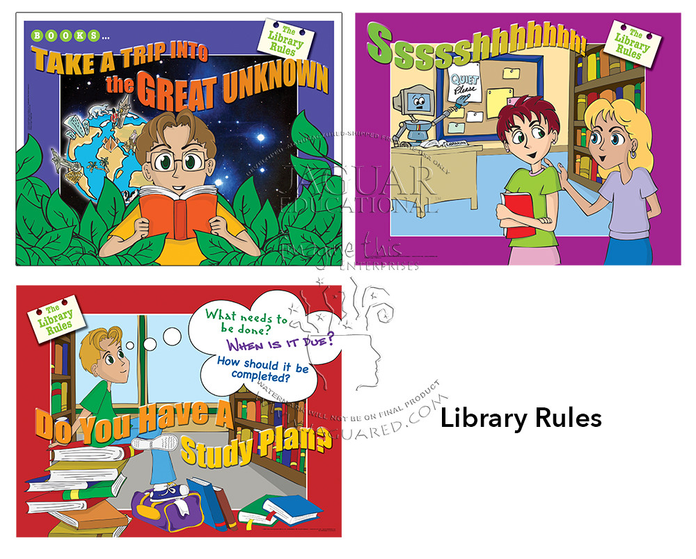 Library Rules Series of 3