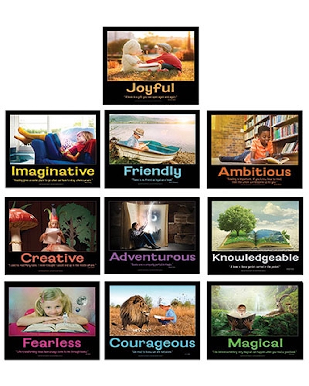 Reading Builds Character (Series of 10)
