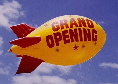 '13' PVC Blimp Shaped Helium Inflatable Balloons (Custom)