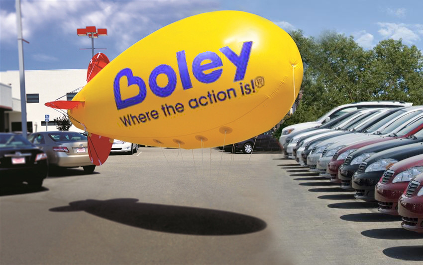 '17' PVC Blimp Shaped Helium Inflatable Balloons (Custom)