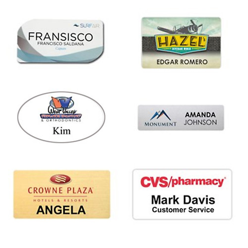 Name Badges - Custom Name Tags for Employees & Events