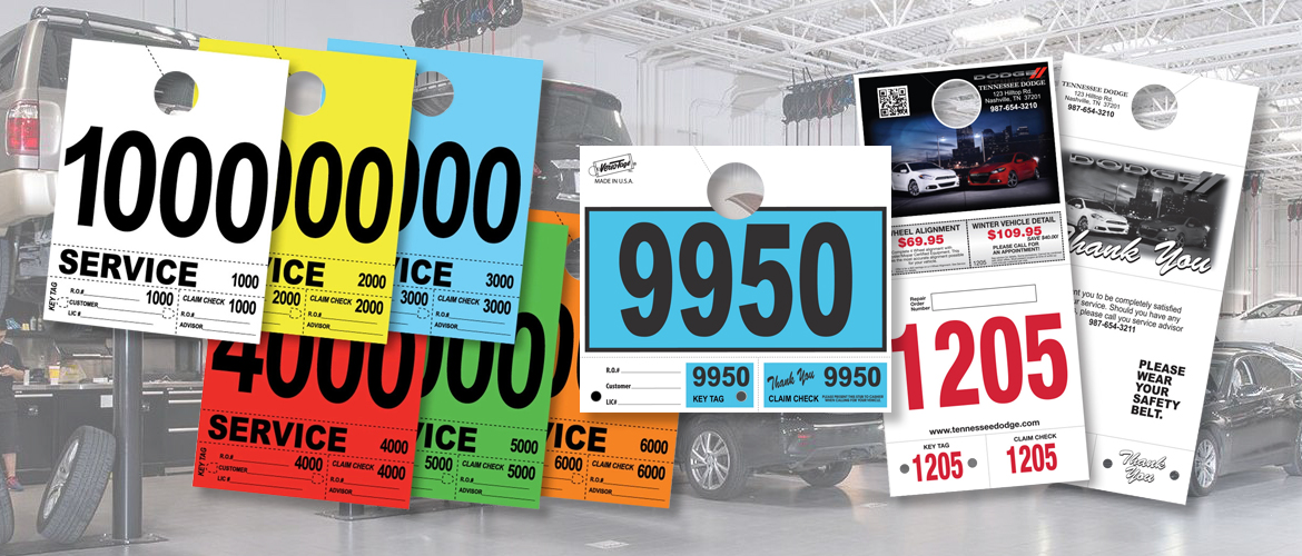 Automotive Forms - Service Department Forms - Service Hang Tags - Park ...