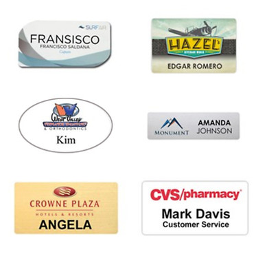 Digitally Printed Name Badge